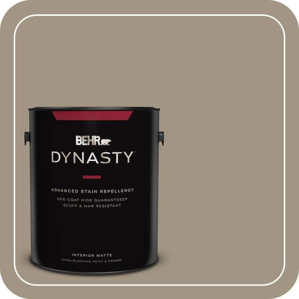 BEHR DYNASTY 1 gal. #ECC-43-2 Bridle Path Matte Interior Stain-Blocking ...