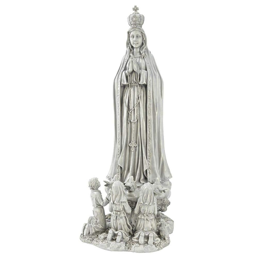 Design Toscano 32 in. H Our Lady of Fatima Grand Scale Statue HF160280 ...