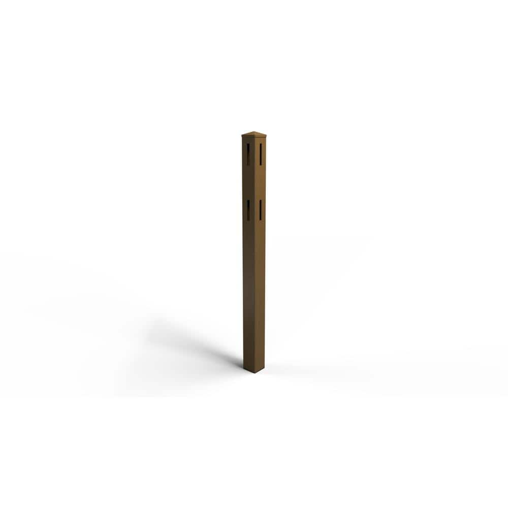 Natures Composites Composite 2-Rail Corner Post with Post Cap for ...
