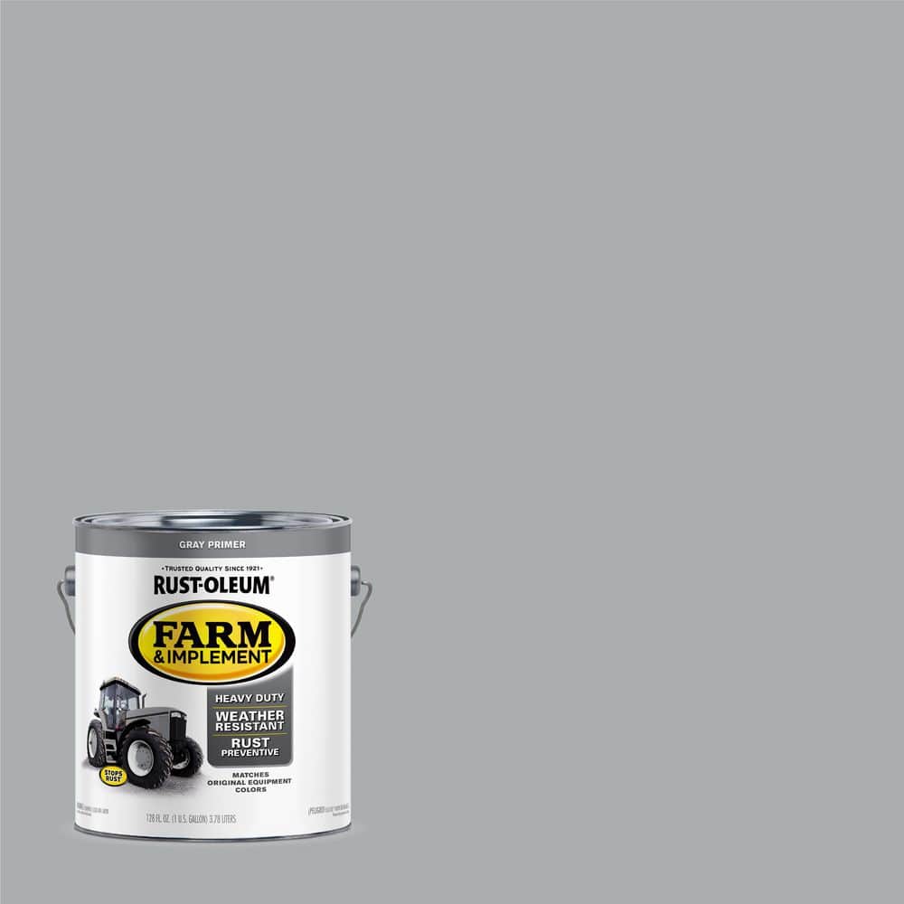 Rust-Oleum 1 gal. Farm & Implement Gray Primer 280169 - The Home Depot