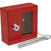 BARSKA Small Breakable Emergency Key Box Safe with Attached Hammer ...