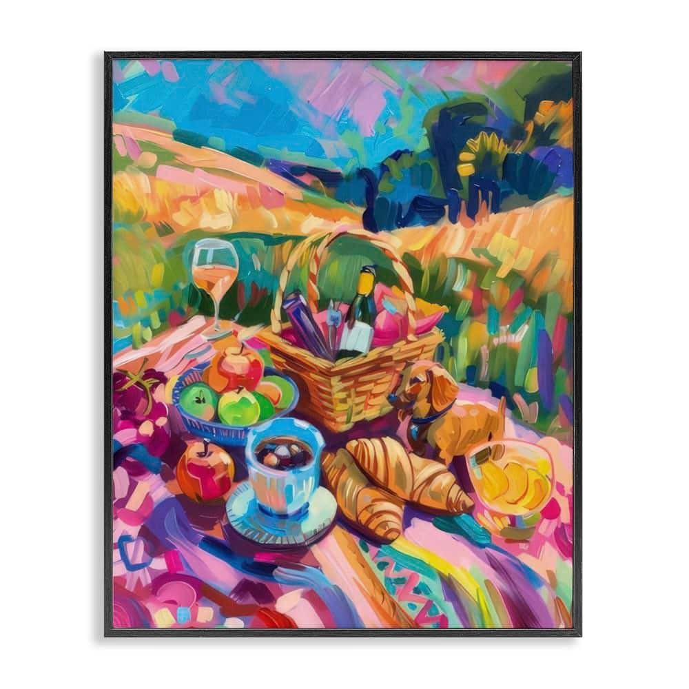 Stupell Industries Bright Impressionist Picnic by LSR Design Studio ...