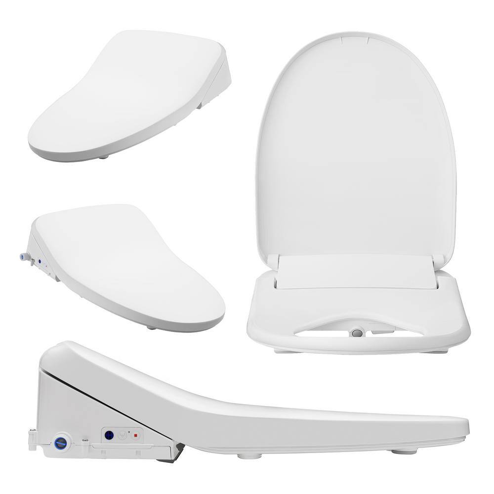 BIO BIDET BB-1200 Electric Bidet Seat for Elongated Toilets Bundle with ...