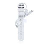 Leviton 15 Amp Heavy Duty Surge Protected 6-Outlet Power Strip, 1330 ...