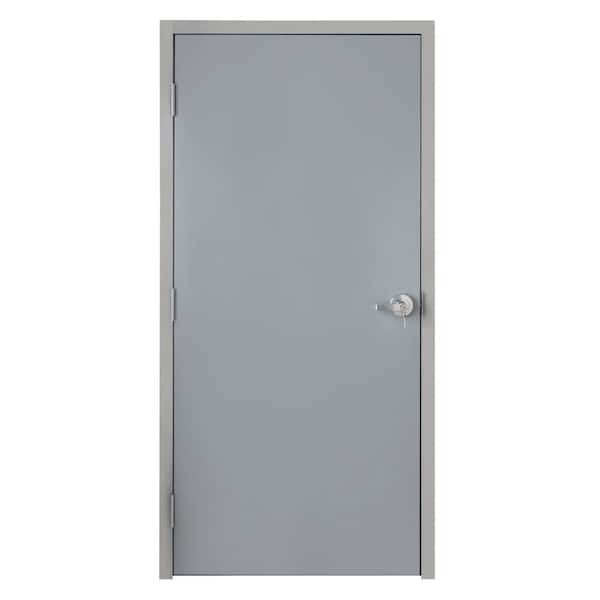 Armor Door 36 in. x 80 in. Fire Rated Universal/Reversible Non-Handed ...