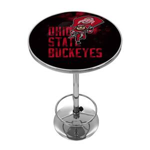 Trademark Ohio State Brutus Dash Chrome Pub/Bar Table OSU2000-WM - The ...