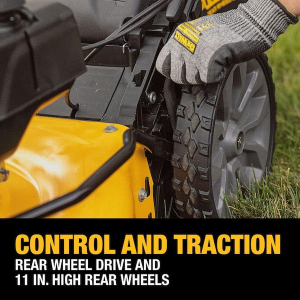 DEWALT 21 in. 196cc E-GOV Engine 3-in-1 Gas RWD Self-Propelled Lawn ...