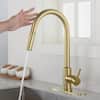 Magic Home Single Handle Touch Pull Down Sprayer Kitchen Faucet with ...