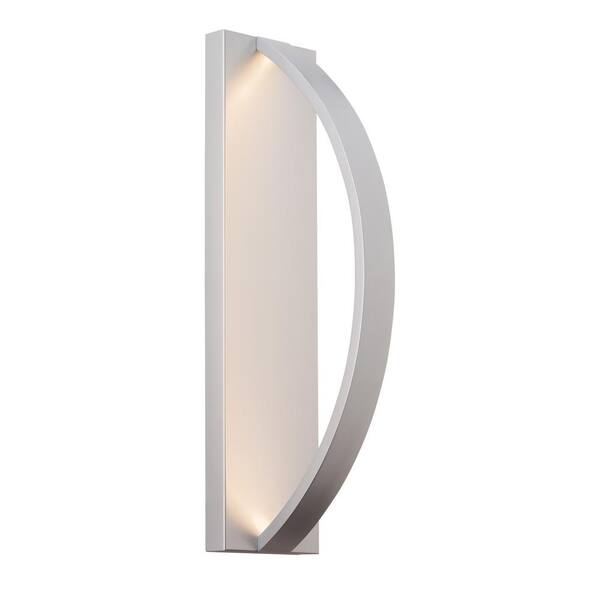 Generation Lighting Hunter 24 Outdoor 240 in. 1-Light Silver Outdoor ...