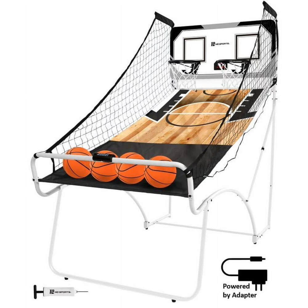 MD Sports Basketball Arcade Game, 80.5 in. 2-Player EZ-Fold with ...