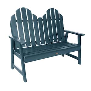 Highwood Weatherly 5 ft. 2-Person Nantucket Blue Recycled Plastic ...