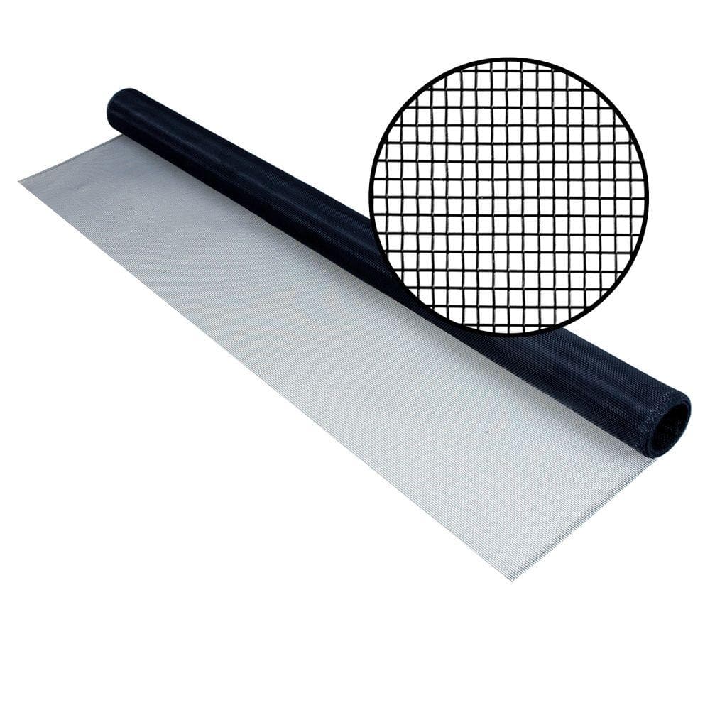Phifer 36 in. x 84 in. Charcoal Aluminum Screen 3001763 - The Home Depot