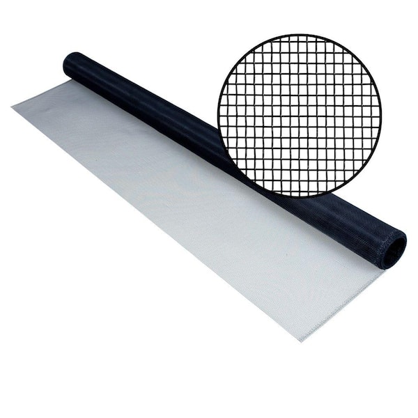 Phifer 36 in. x 84 in. Charcoal Aluminum Screen 3001763 - The Home Depot