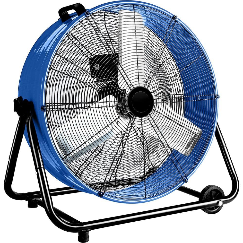 Edendirect Industrial Fan 24 in. 3-Speed 7200 CFM Heavy-Duty Drum Fan ...