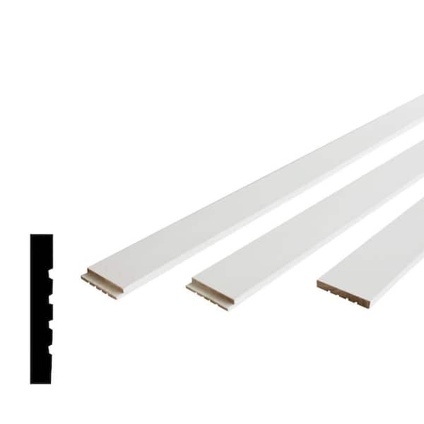 11/16 in. x 4-9/16 in. x 84 in. Primed Finger-Jointed Pine Interior ...