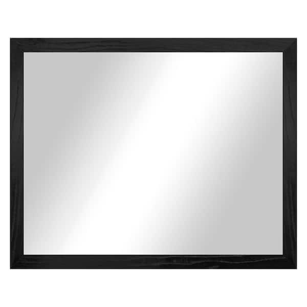 Reviews for Rayne Mirrors 2 in Black Frame (30 in. W x 29 in. H) Oak ...