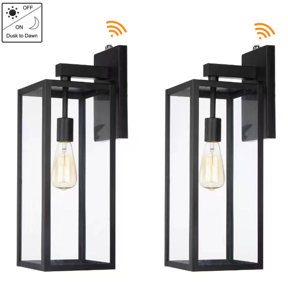 Reviews for Hukoro Martin 21 in. 1-Light Matte Black Hardwired Outdoor ...