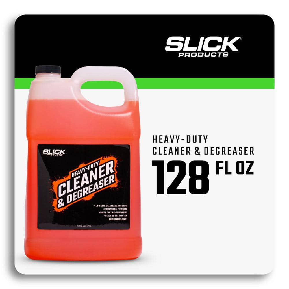 SLICK PRODUCTS 128 oz. Heavy-Duty Cleaner and Degreaser SP-HDCD-128 ...