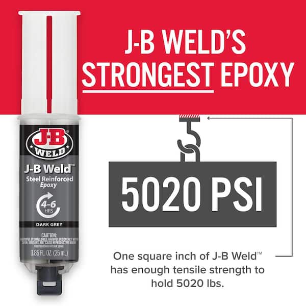 J-B Weld Original Cold Weld 2-Part Epoxy Syringe 50165 - The Home Depot