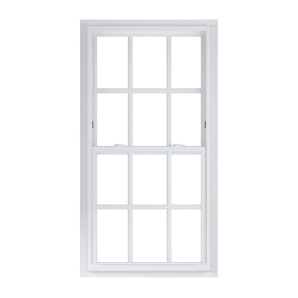 American Craftsman 32 in. x 62 in. 70 Series White Single Hung Low-E ...