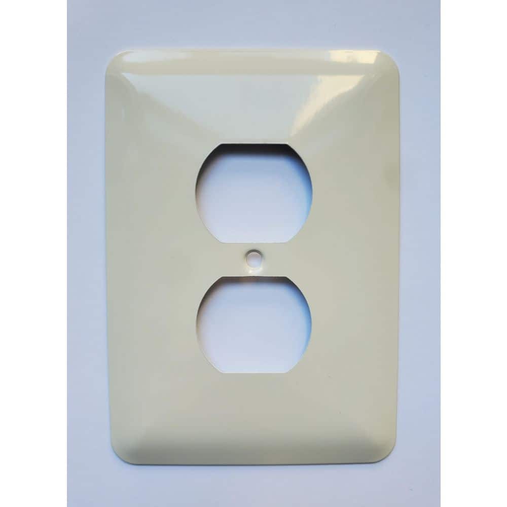 Mulberry Light Almond 1-Gang Duplex Outlet Wall Plate (1-Pack) 45701 ...