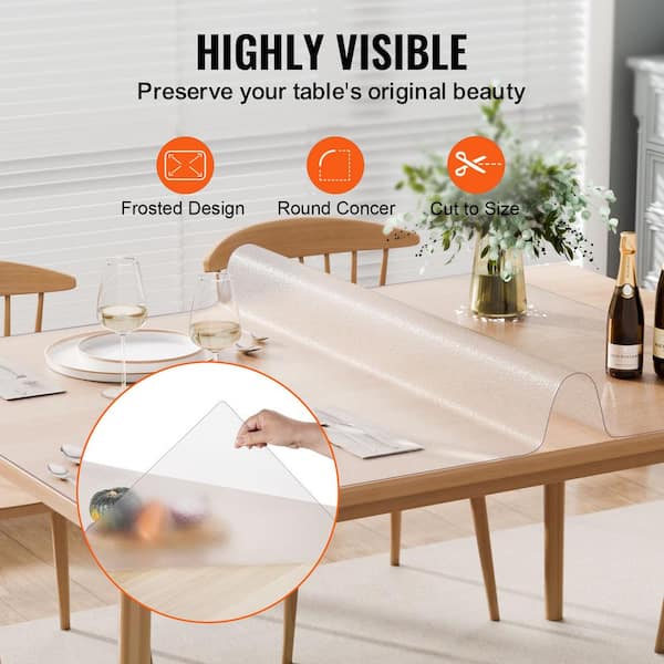 Clear table protector store