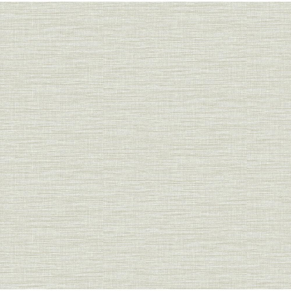 A-Street Prints Lela Silver Faux Linen Wallpaper 2971-86180 - The Home ...