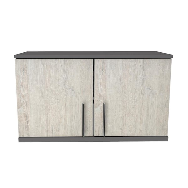 Inval KRATOS 31.5 in. W x 18.11 in. H x 13.78 in. D 2- shelves Garage ...