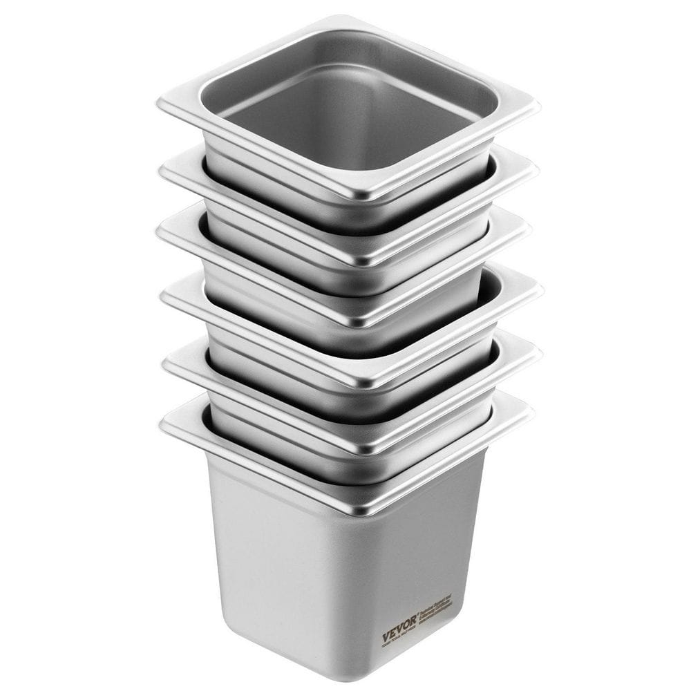 NEW 2.6 qt. Stainless Steel Roasting Pans, Commercial Steam Table Pans ...
