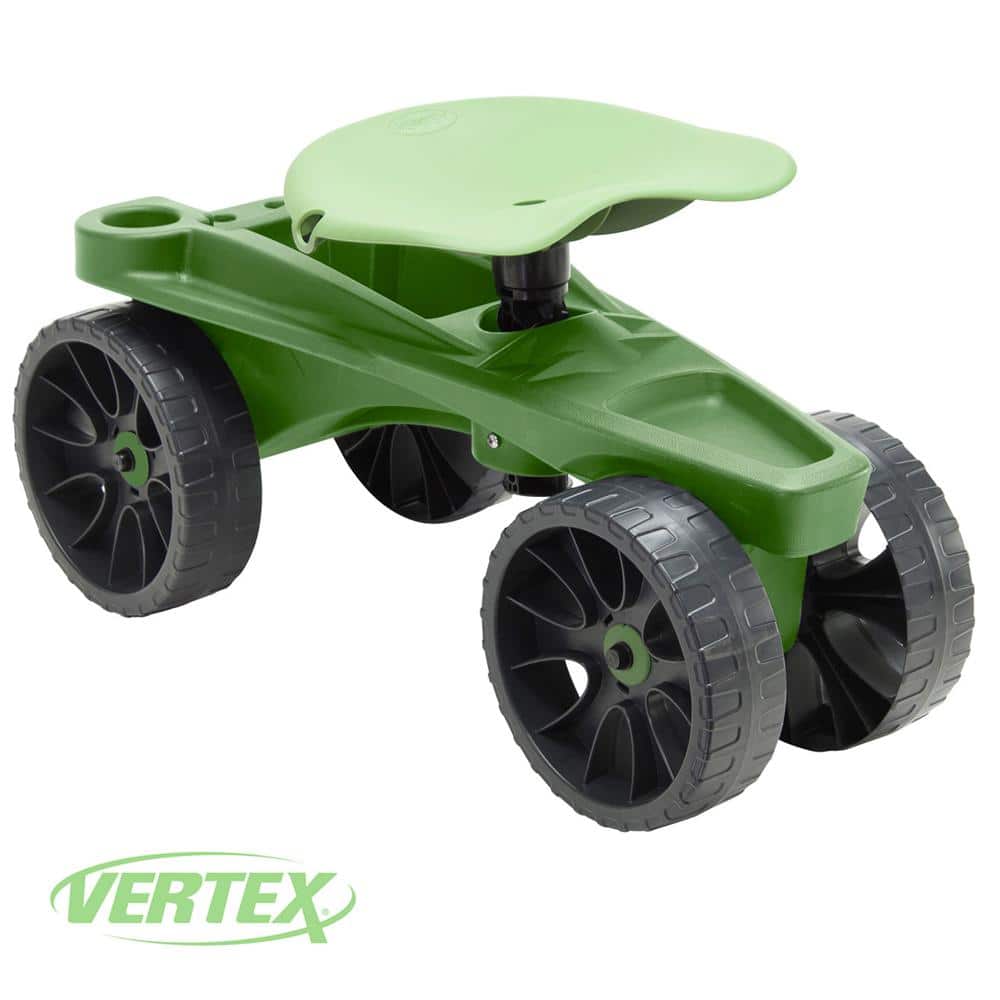 Vertex Rolling Comfort Sit N Scoot With Height Adjustable Swivel Seat ...