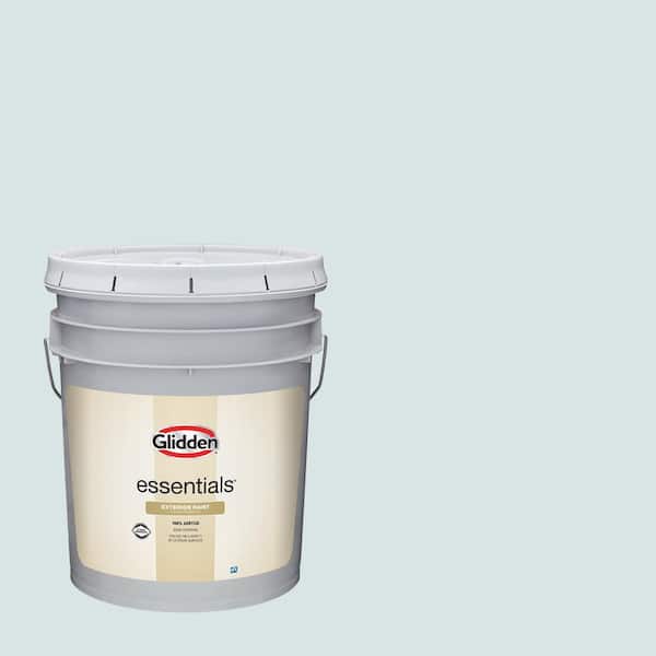 Glidden Essentials 5 gal. PPG1151-1 Beachcomber Satin Exterior Paint ...