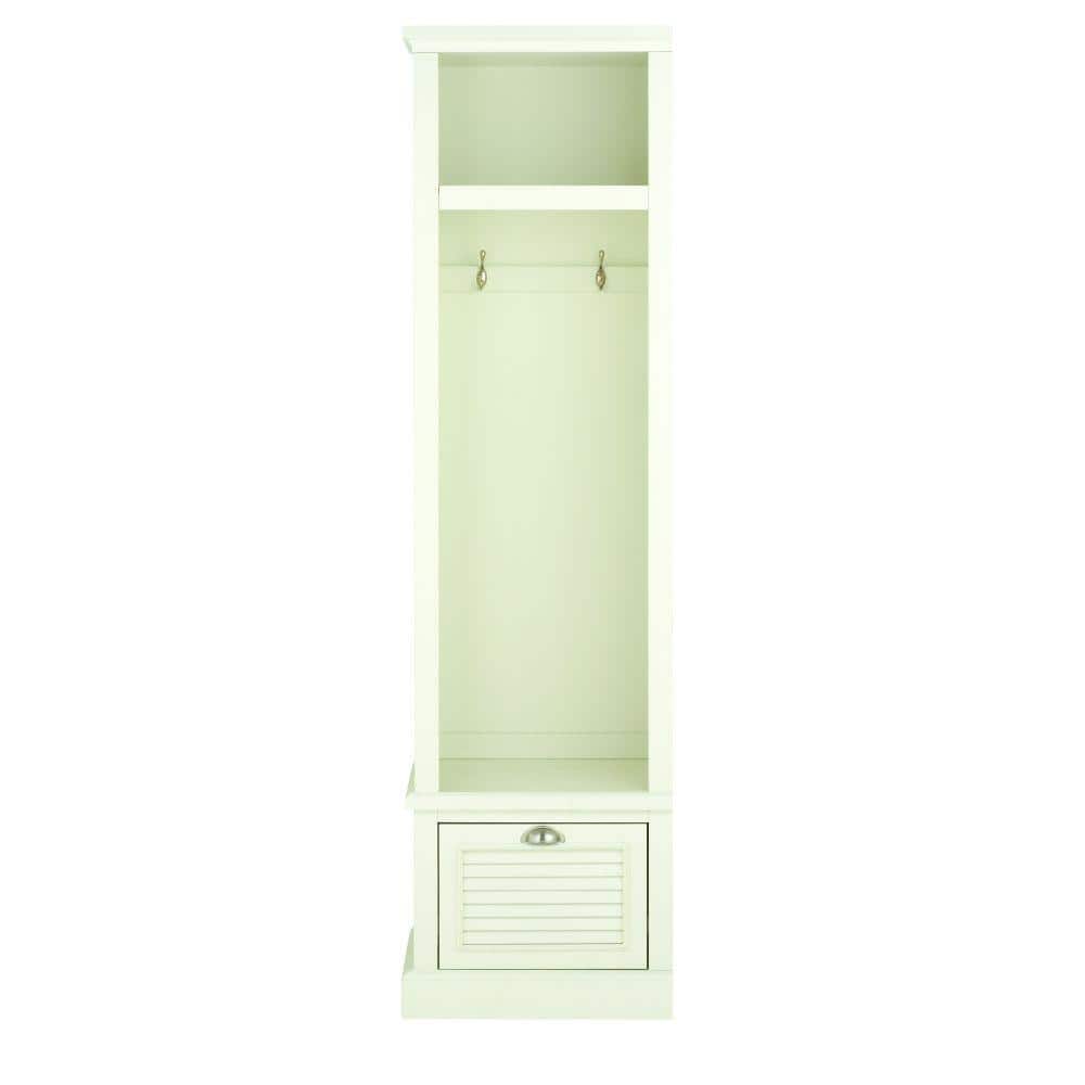 Home Decorators Collection Shutter Modular Polar White Open Left Locker ...