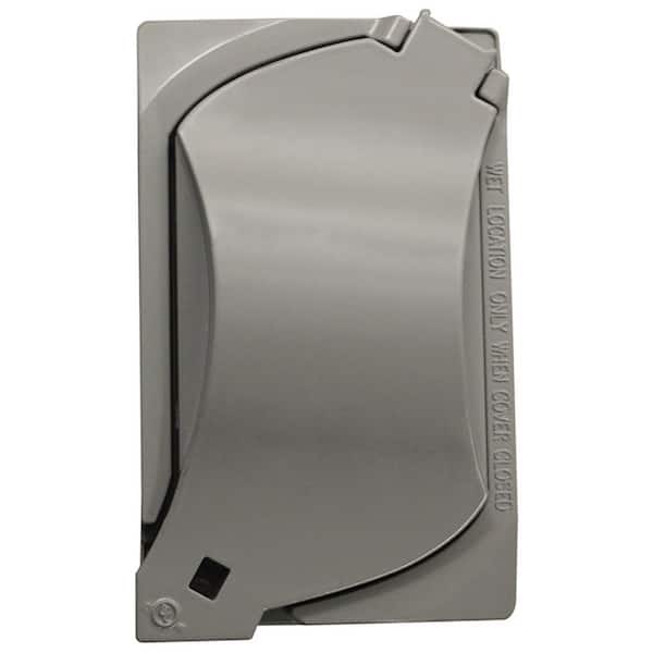 Commercial Electric 1-Gang Metal Weatherproof Universal Electrical ...