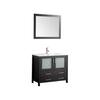 Vanity Art 36 in. W x 18 in. D x 36 in. H Bathroom Vanity in Espresso ...
