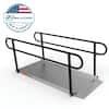 EZ-ACCESS GATEWAY 3G 7 ft. Aluminum Solid Surface Wheelchair Ramp with ...