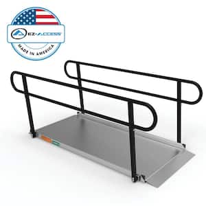 EZ-ACCESS GATEWAY 3G 7 ft. Aluminum Solid Surface Wheelchair Ramp with ...