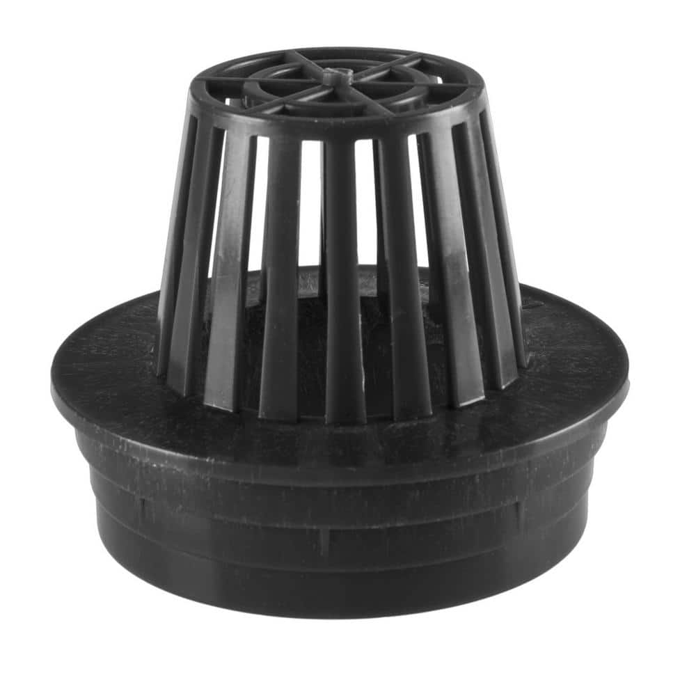 RELN 4 in. Atrium Black Grate 000221 - The Home Depot