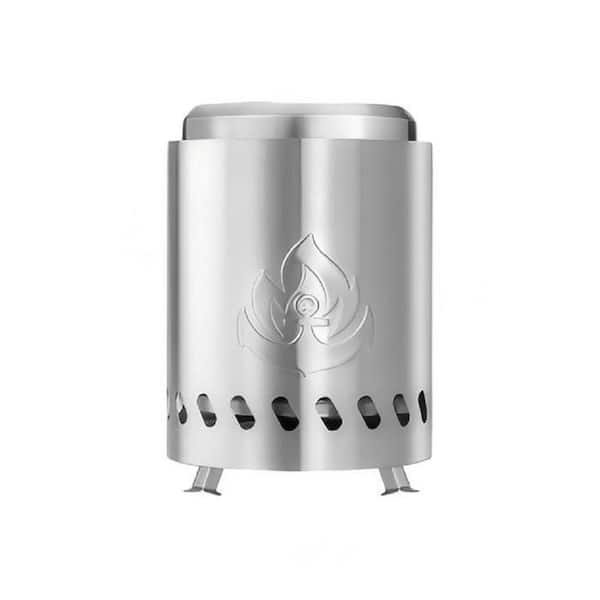 R.W.FLAME 7. 09in. Tabletop Stainless Steel Smokeless Fire Pit with ...