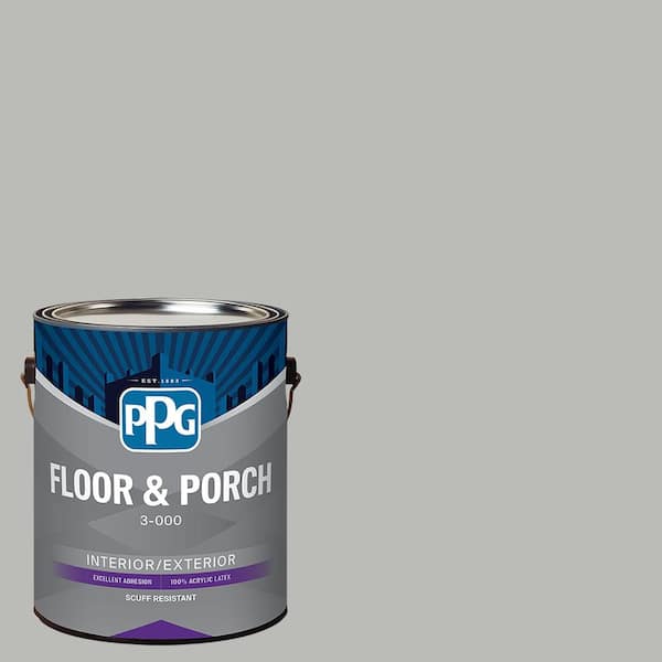 PPG 1 gal. PPG0994-3 Half Dome Satin Interior/Exterior Floor and Porch ...