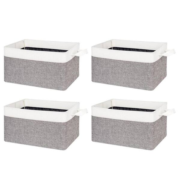 Multi-Colored 15 in. x 8.5 in. Polyester Decorative Basket Set of 4 ...