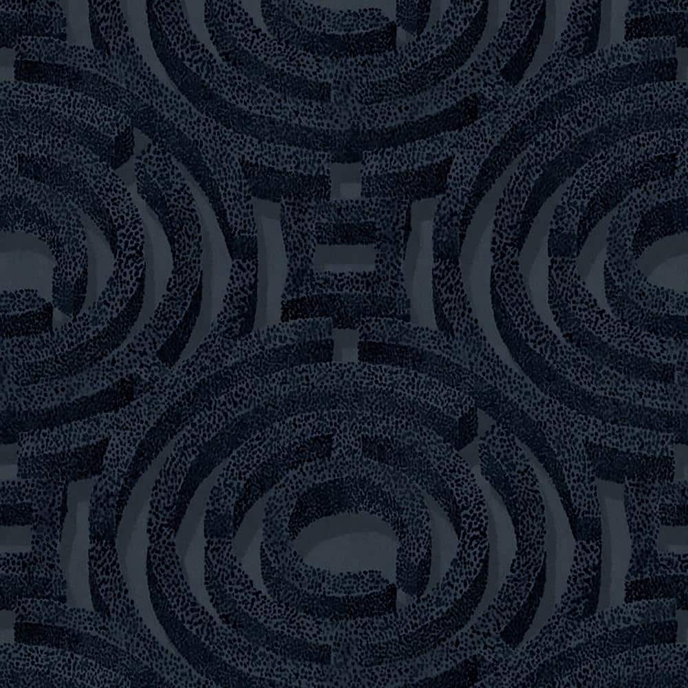 Graham & Brown Alcazar Noche Blue Wallpaper 113936 - The Home Depot