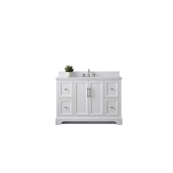 Vanity Art Chambery 48 in. W x 22 in. D x 34.5 in. H Bathroom Vanity in ...
