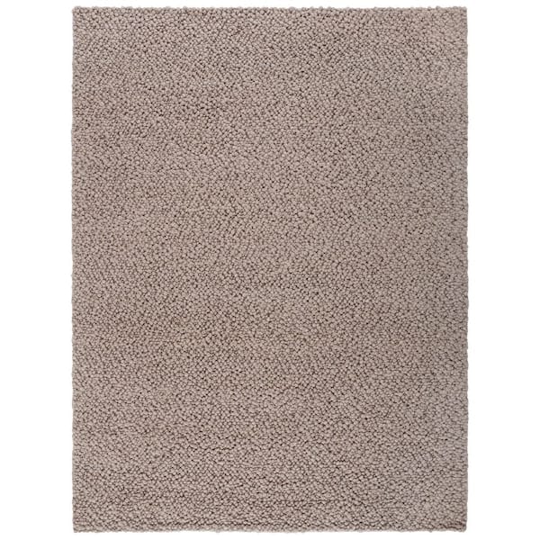SAFAVIEH Natura 8 ft. x 10 ft. Taupe Modern Solid Area Rug NAT255E-8 ...