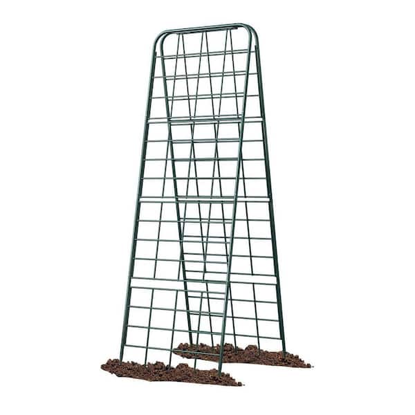 Heavy Duty 50 in. Adjustable A-Frame Metal Trellis for Climbing Plants ...
