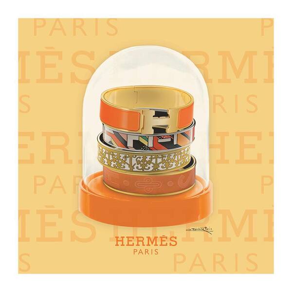 Fashion Glam Bracelets Snow Globe by Fairchild Paris 1-Piece Unframed ...