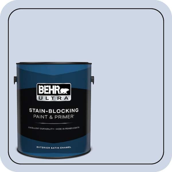 BEHR ULTRA 1 gal. #590A-2 Monet Lily Satin Enamel Exterior Paint ...