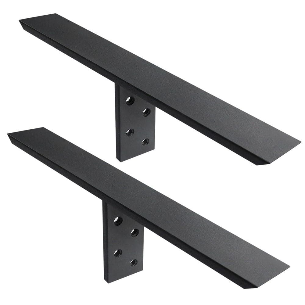 Wudkey 2 Pack 20 in. L Heavy-Duty Steel Low Profile Hidden Bracket for ...