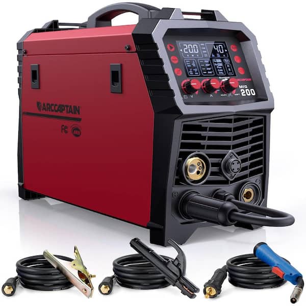 MYWISH 200 Amp 110V/220V 6-in-1 Multi-Process Welder with Spot Welding ...