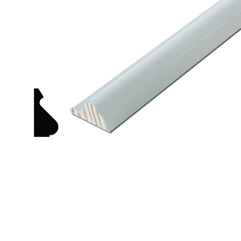 Alexandria Moulding WM 163 11/16 in. x 1-3/8 in. Primed Finger-Jointed ...