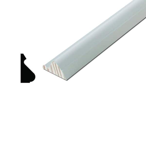 Alexandria Moulding WM 163 11/16 in. x 1-3/8 in. Primed Finger-Jointed ...